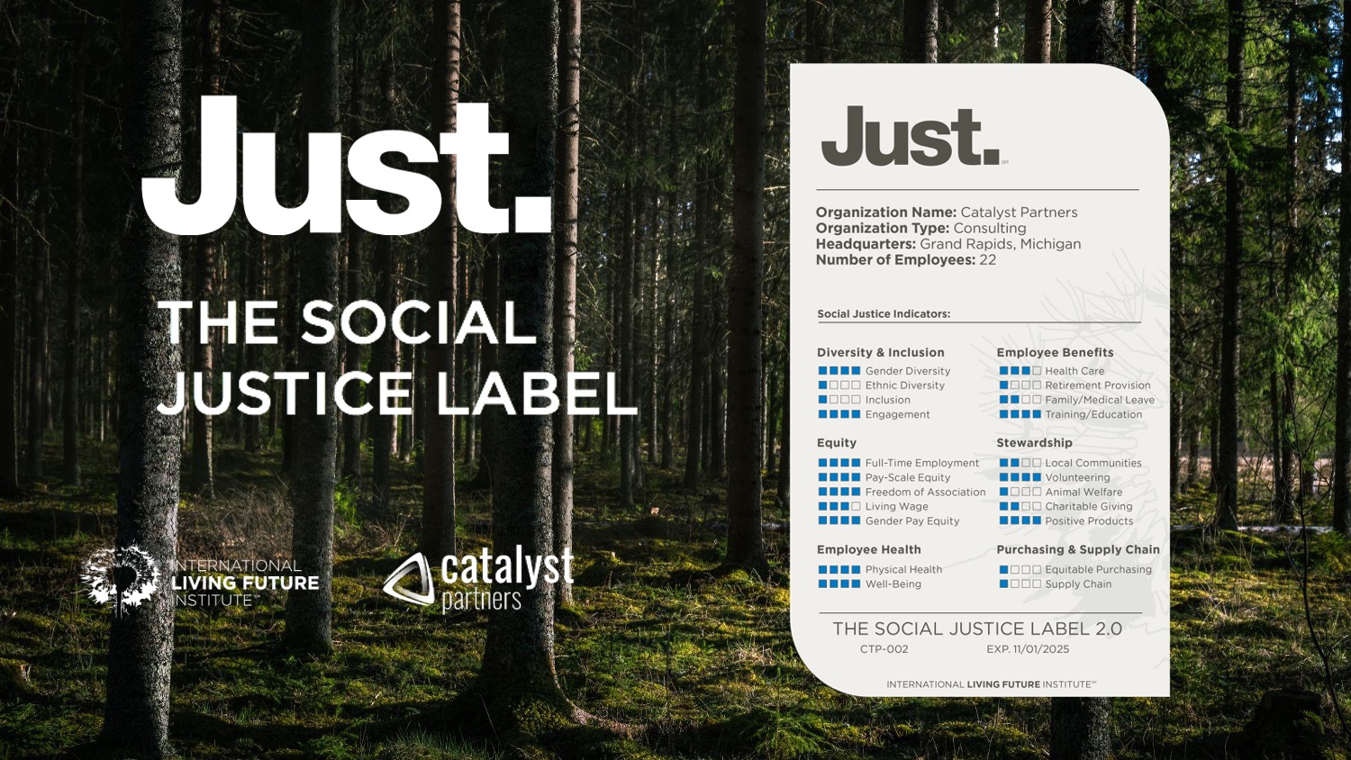 Points of Pride: Celebrating our Just Label Renewal | Catalyst Partners